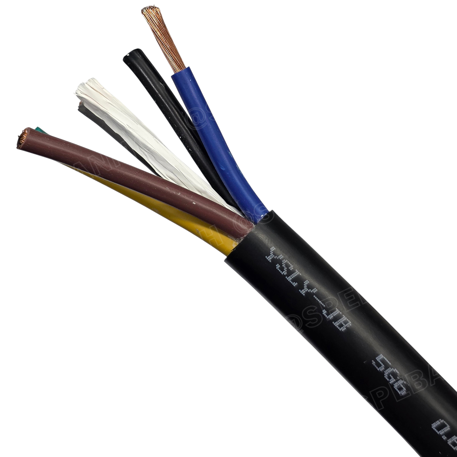 [ 1 เมตร ] NYX CABLE YSLY-JB 5G6 mm2 Multicore flexible cable สายคอนโทล ...